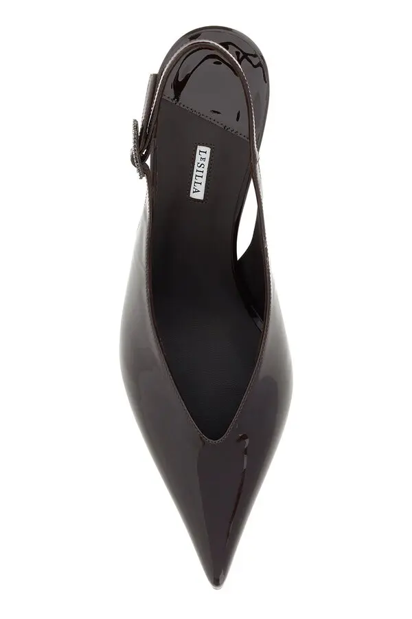 LE SILLA Patent Leather Slingback Pumps