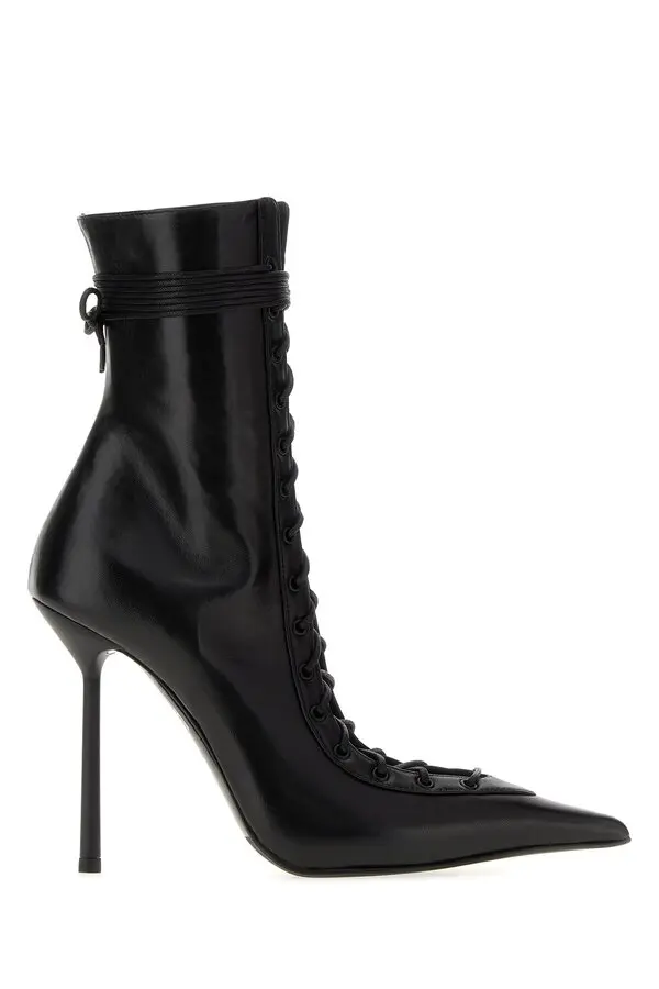 LE SILLA Leather Colette Ankle Boots