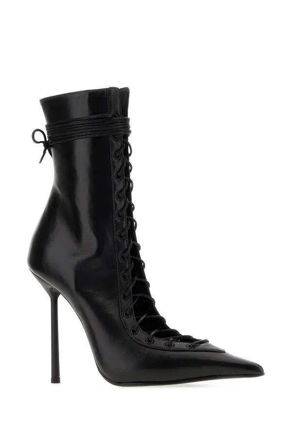 LE SILLA Leather Colette Ankle Boots