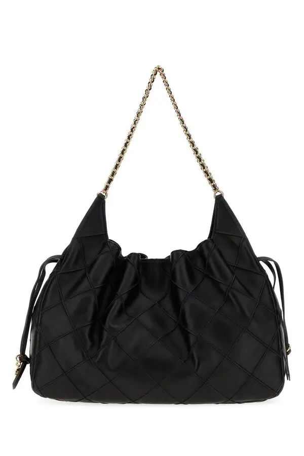 Tory Burch Nappa Leather Large Fleming Shopping Bag