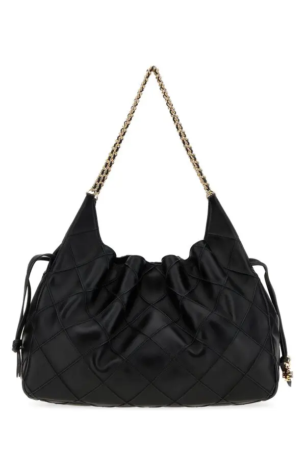 Tory Burch Nappa Leather Large Fleming Shopping Bag