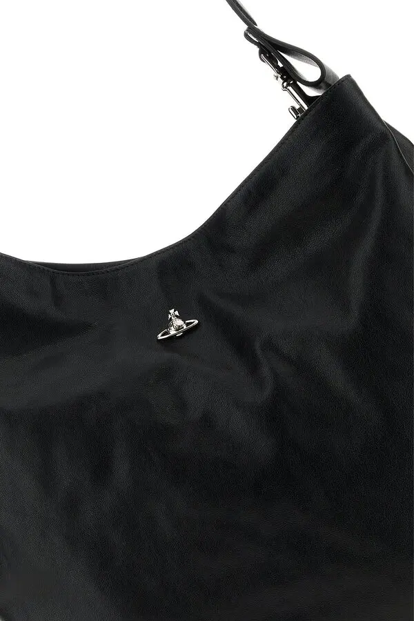 VIVIENNE WESTWOOD Leather Large Lottie Shopping Bag