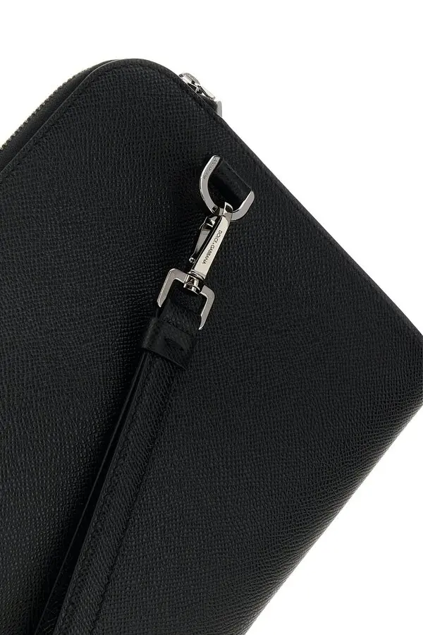 Dolce & Gabbana Leather Sicily Clutch