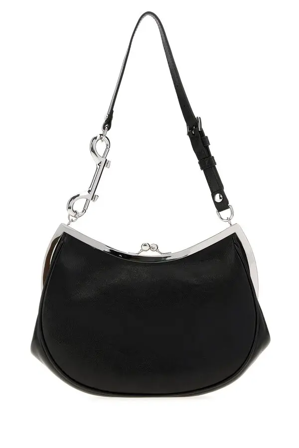 VIVIENNE WESTWOOD Leather Charm Frame Purse Shoulder Bag