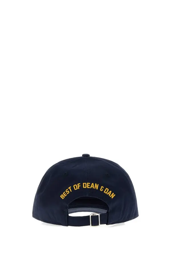 Dsquared2 Navy Gabardine Baseball Cap