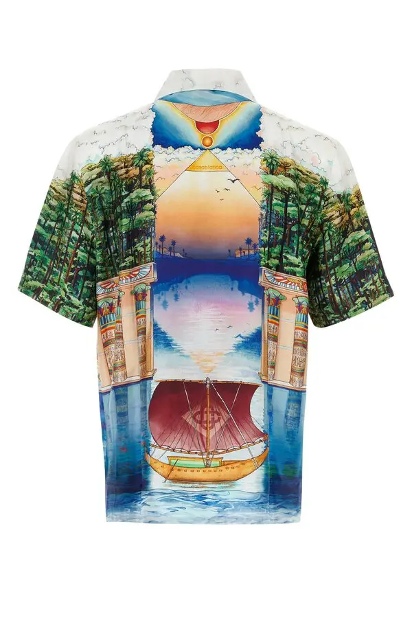 Casablanca Printed Silk Shirt