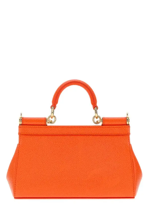 Dolce & Gabbana Small Sicily Handbag - Orange