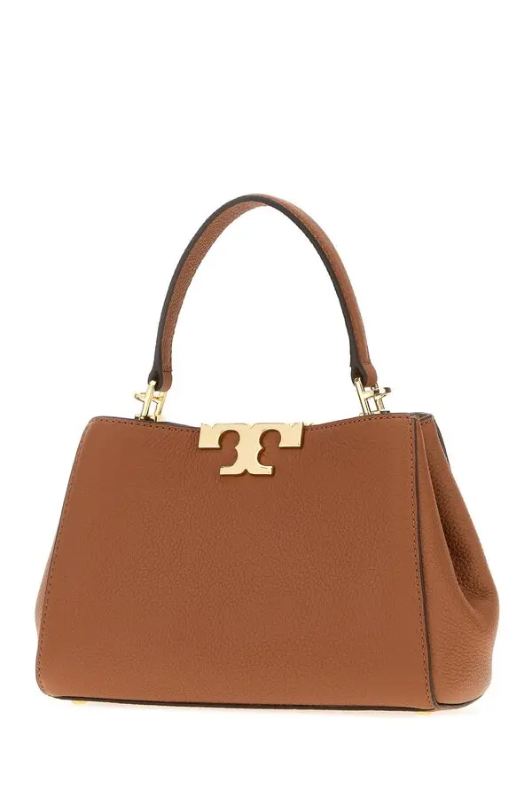 Tory Burch Camel Leather Mini Eleanor Handbag