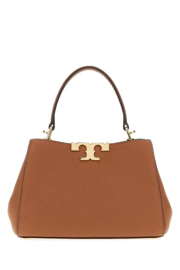 Tory Burch Camel Leather Mini Eleanor Handbag