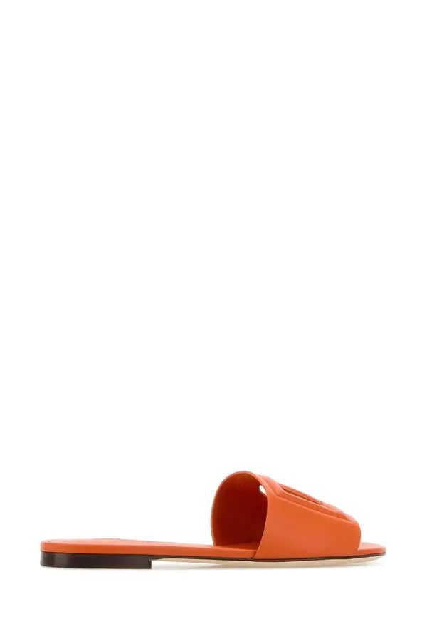 Dolce & Gabbana Nappa Leather Slippers