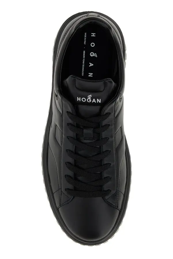 Hogan Leather H-stripes Sneakers