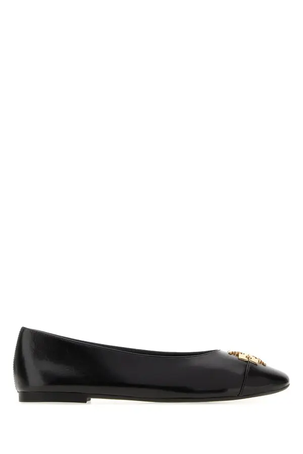 Tory Burch Leather Charlie Ballerinas