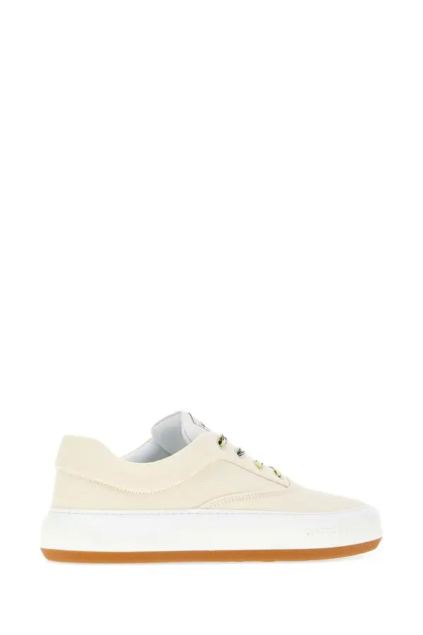 Givenchy Ivory Canvas New City Sneakers