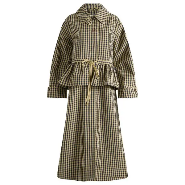 DAMSON MADDER Myrtle Trench Coat - Navy