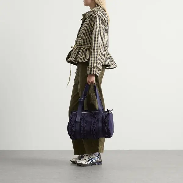DAMSON MADDER Brooke Frill Barrel Bag