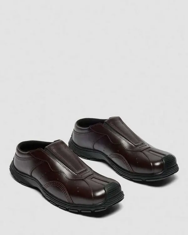 Dr. Martens Aurix Satin Finish Leather Mules