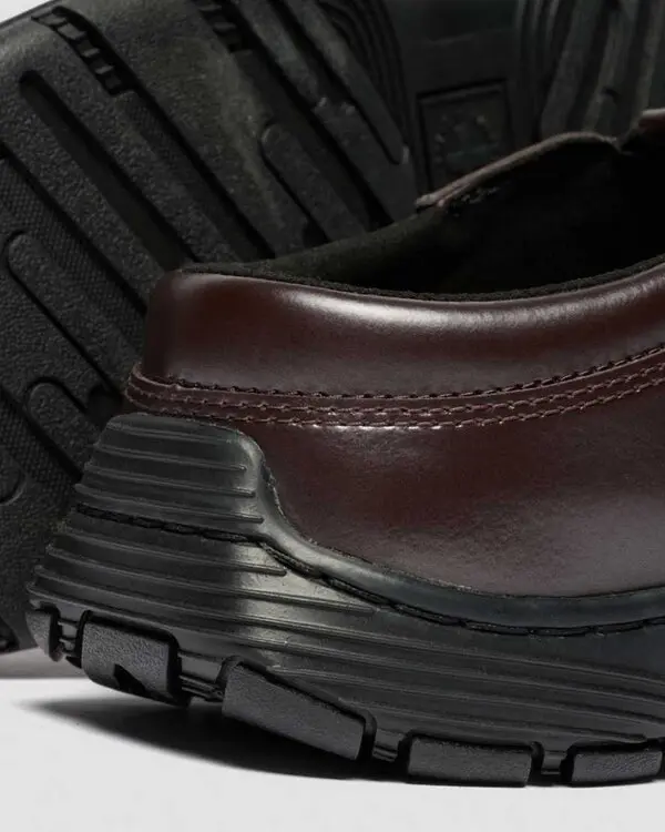 Dr. Martens Aurix Satin Finish Leather Mules