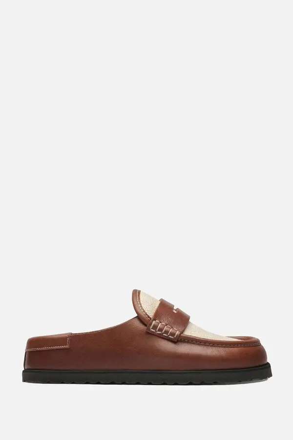 BIRKENSTOCK Naples Wrapped Raffia Mules