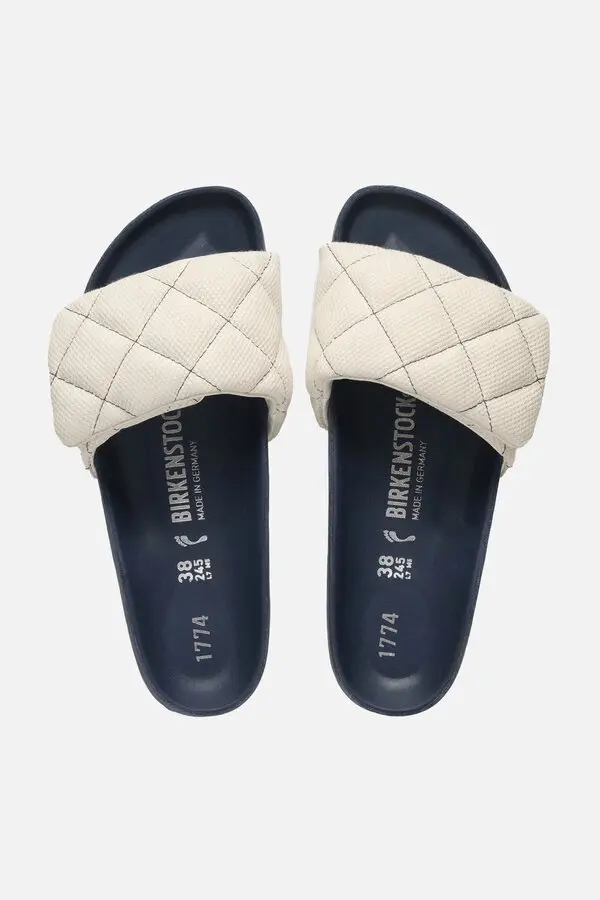 BIRKENSTOCK Padded Canvas Slides
