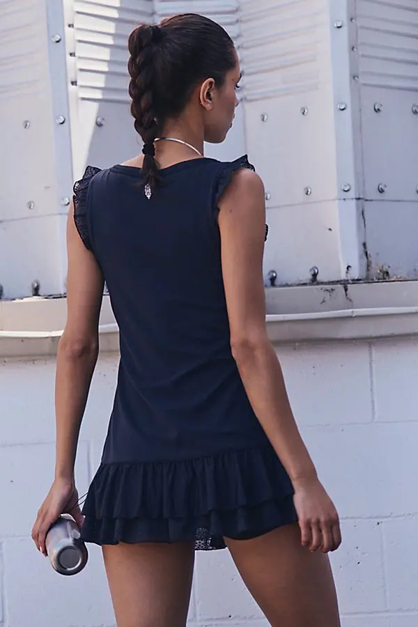 EMMA NAVARRO X FP MOVEMENT Hot Streak Tennis Dress - Black