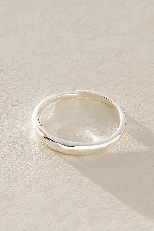 Free People Sandbar Toe Ring - Silver