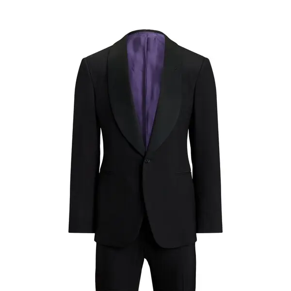 Ralph Lauren Gregory Hand-tailored Wool Shawl Tuxedo