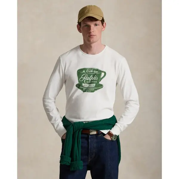 Ralph Lauren Custom Slim Fit ’s Coffee T-shirt