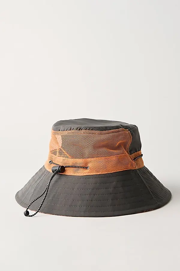 Free People Take A Hike Bucket Hat - Brown Combo