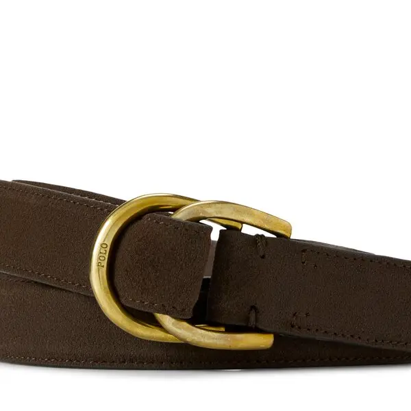Ralph Lauren Suede D-ring Belt