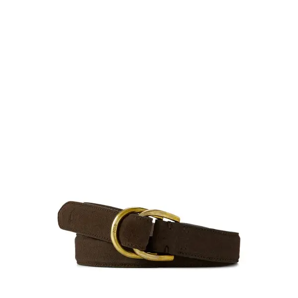 Ralph Lauren Suede D-ring Belt