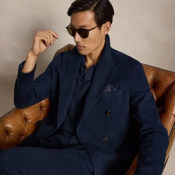 Ralph Lauren Polo Soft Tailored Stretch Chino Jacket - Bright Navy