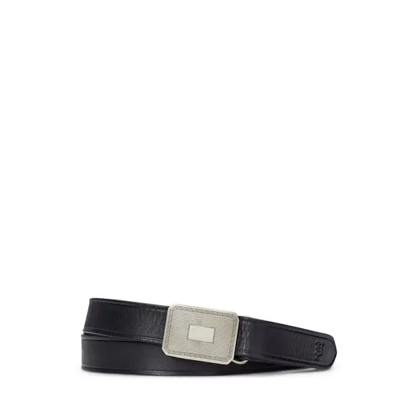 Ralph Lauren Engine Turned–buckle Leather Belt