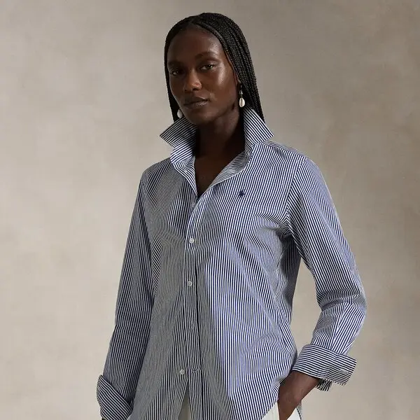 Ralph Lauren Slim Fit Striped Cotton Shirt