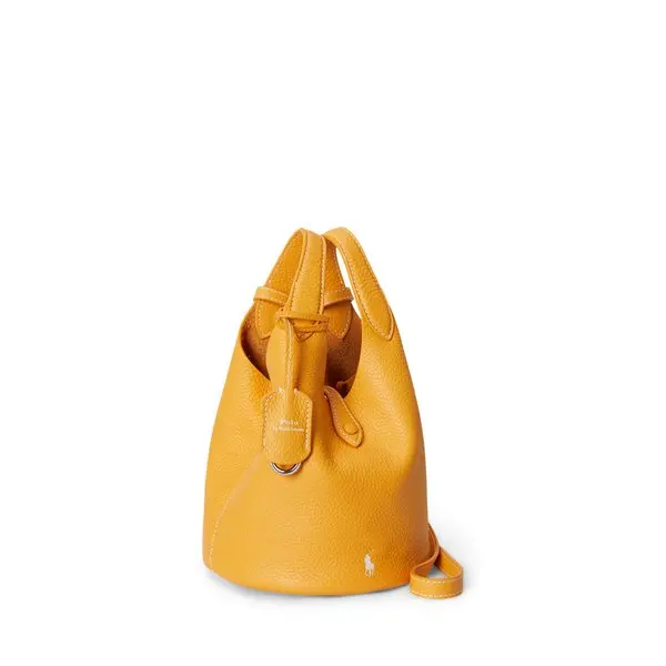 Ralph Lauren Polo Play Leather Small Tote & Crossbody - Mango