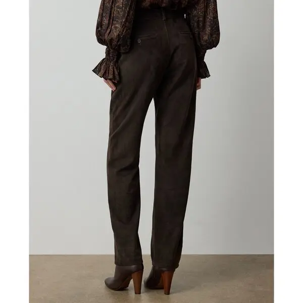 Ralph Lauren Keegan Lamb-suede Pant