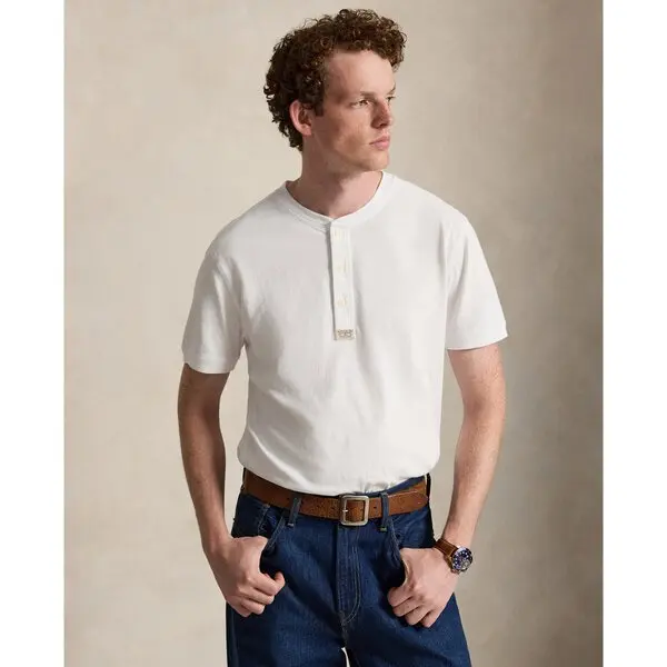Ralph Lauren Classic Fit Jersey Henley Shirt