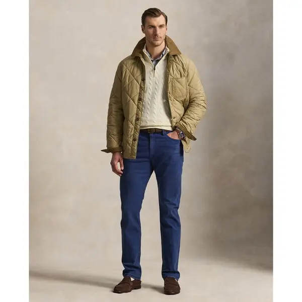 Ralph Lauren Hampton Straight Garment-dyed Jean - Light Navy
