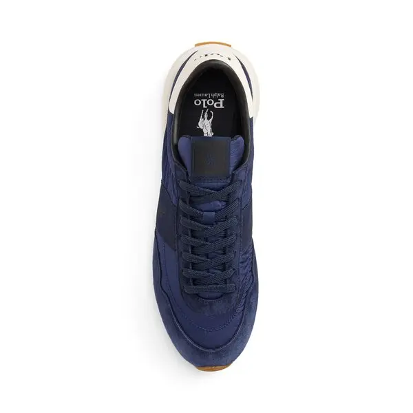 Ralph Lauren Train 89 Suede-paneled Sneaker
