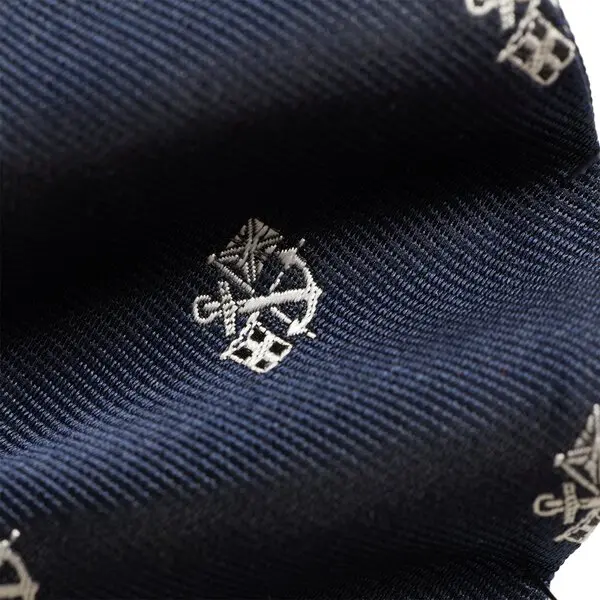 Ralph Lauren Anchor-patterned Silk Repp Bow Tie
