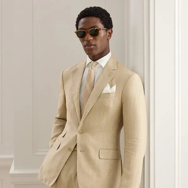 Ralph Lauren Kent Hand-tailored Twill Suit Jacket