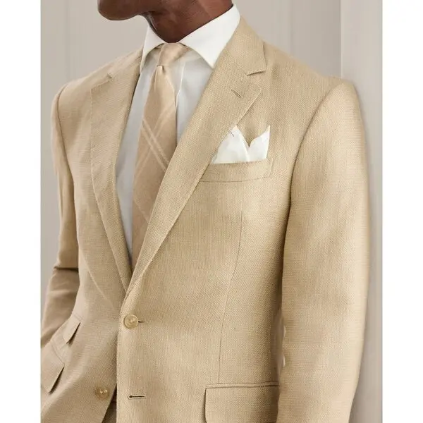 Ralph Lauren Kent Hand-tailored Twill Suit Jacket