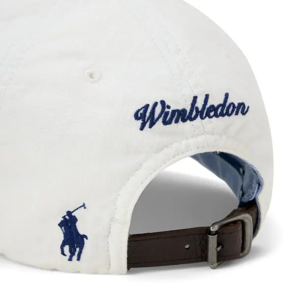 Ralph Lauren Wimbledon Crest Linen Cap