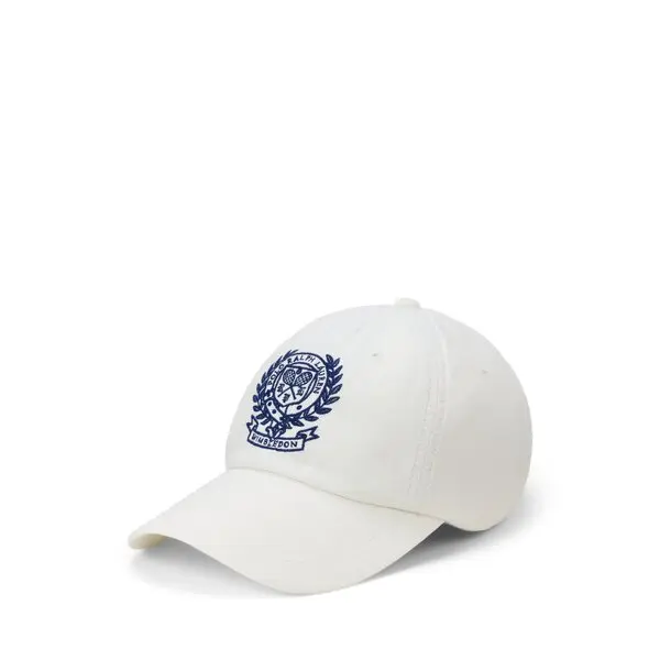 Ralph Lauren Wimbledon Crest Linen Cap