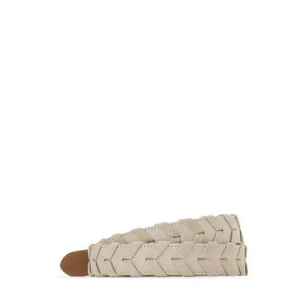 Ralph Lauren Whipstitched Calf-suede Belt