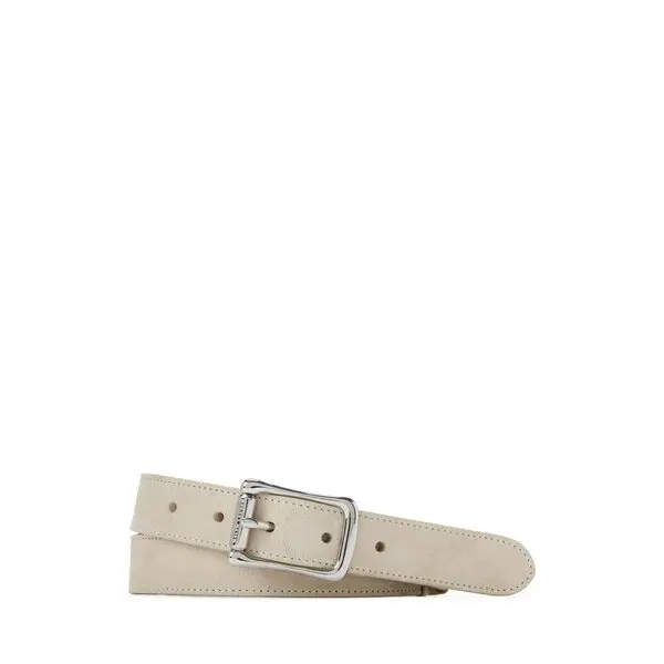 Ralph Lauren Whipstitched Calf-suede Belt