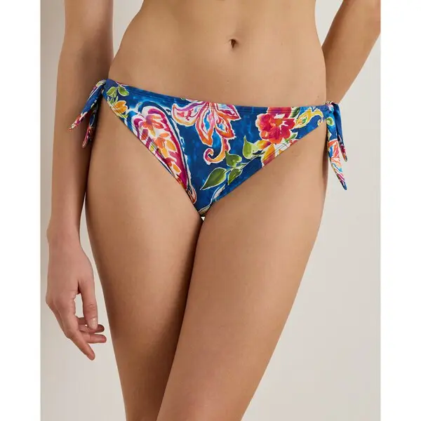 Ralph Lauren Paisley Side-tie Hipster Bikini Bottom