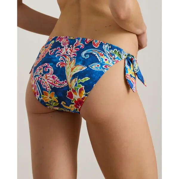 Ralph Lauren Paisley Side-tie Hipster Bikini Bottom