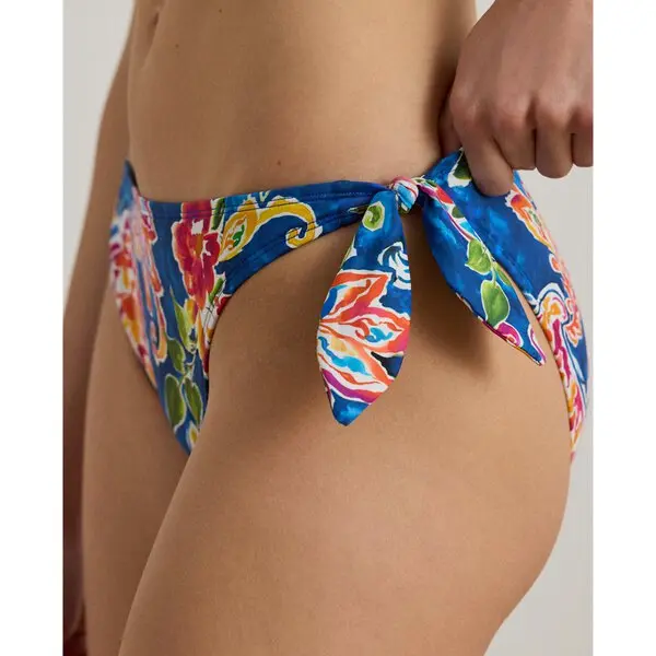Ralph Lauren Paisley Side-tie Hipster Bikini Bottom