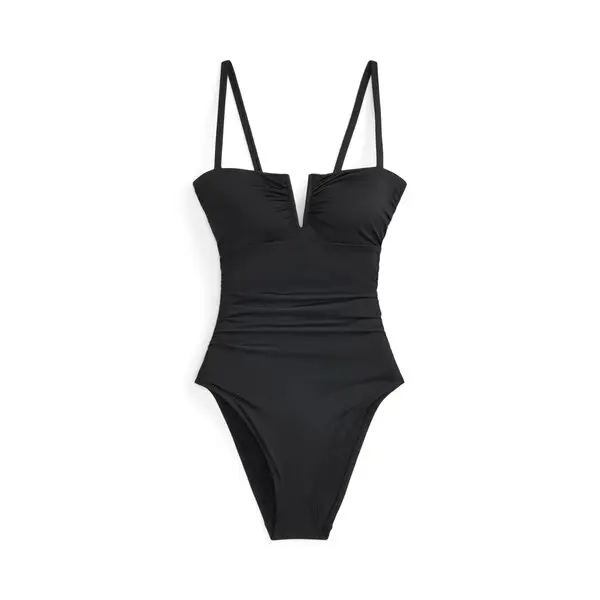 Ralph Lauren V-cutout Bandeau One-piece