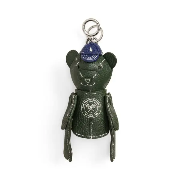 Ralph Lauren Wimbledon Polo Bear Leather Bag Charm